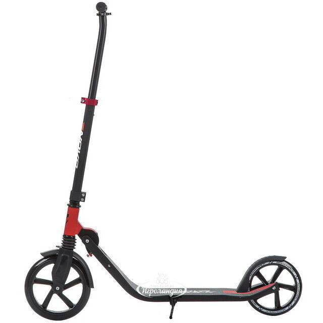 Самокат Novatrack Deft Pro, колеса 230/200 мм, амортизатор, черно ...