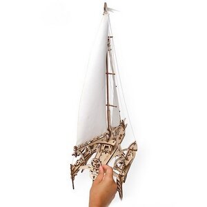 Деревянный конструктор Ugears Тримаран Мерихобус 56*41 см, 237 эл ...